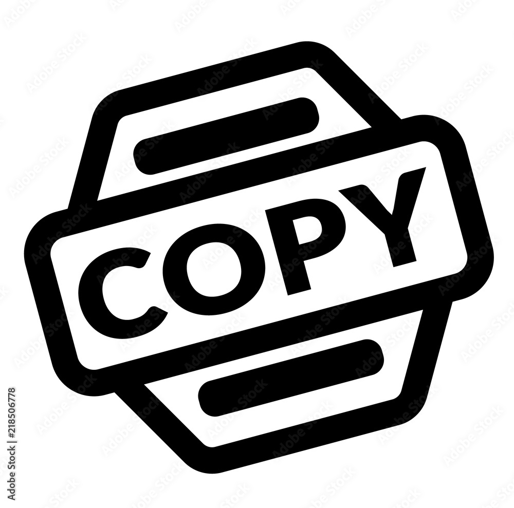 copy black stamp Stock Vector | Adobe Stock