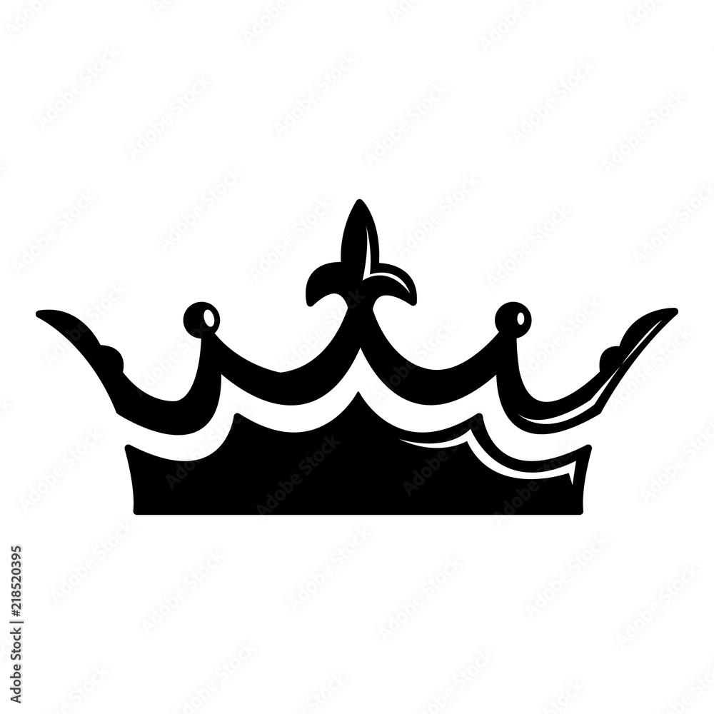 Medieval Crown Icon Simple Illustration Of Medieval Crown Vector Icon