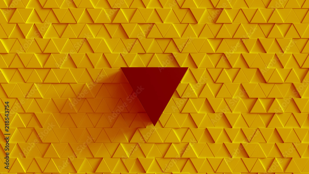 Triangular geometric background. Abstract structure of lots of ...