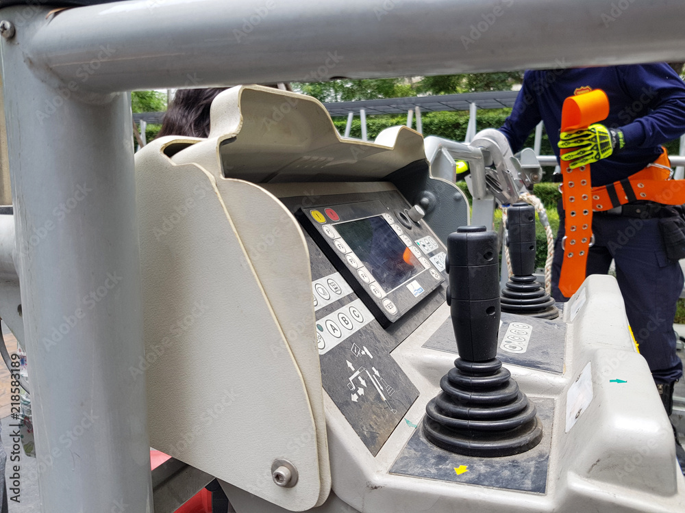 Firefighter rescue training people in hight-rise building to escape by ...