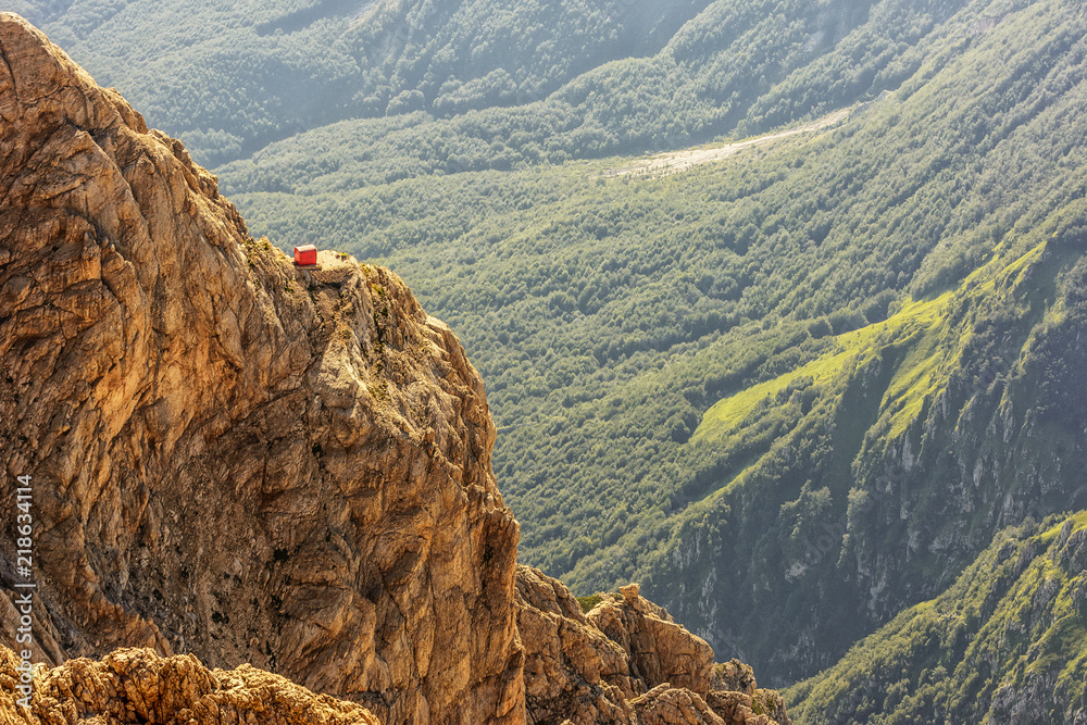 Refuge In High Mountain - Name of Refuge is Bafile and is situate on ...