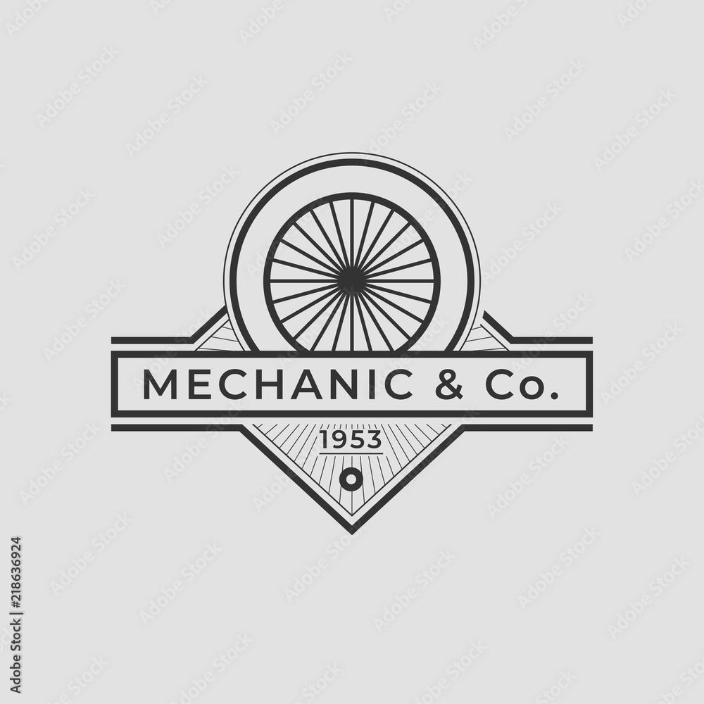 Auto mechanic service. Mechanic service logo set. Repair service auto ...