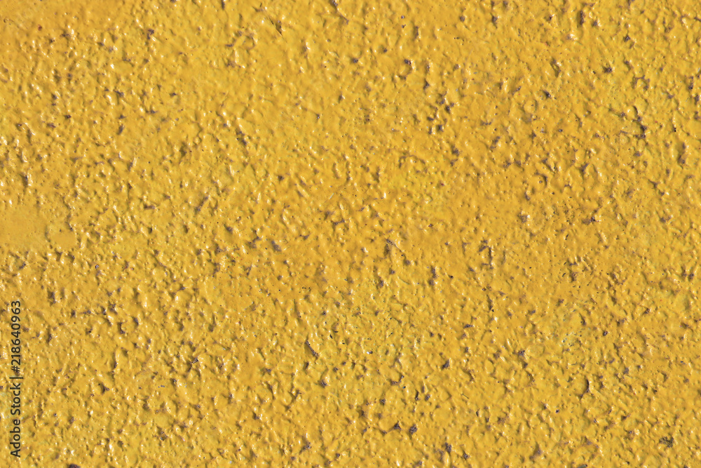 Yellow painted asphalt texture. Colored road surface background. Stock ...
