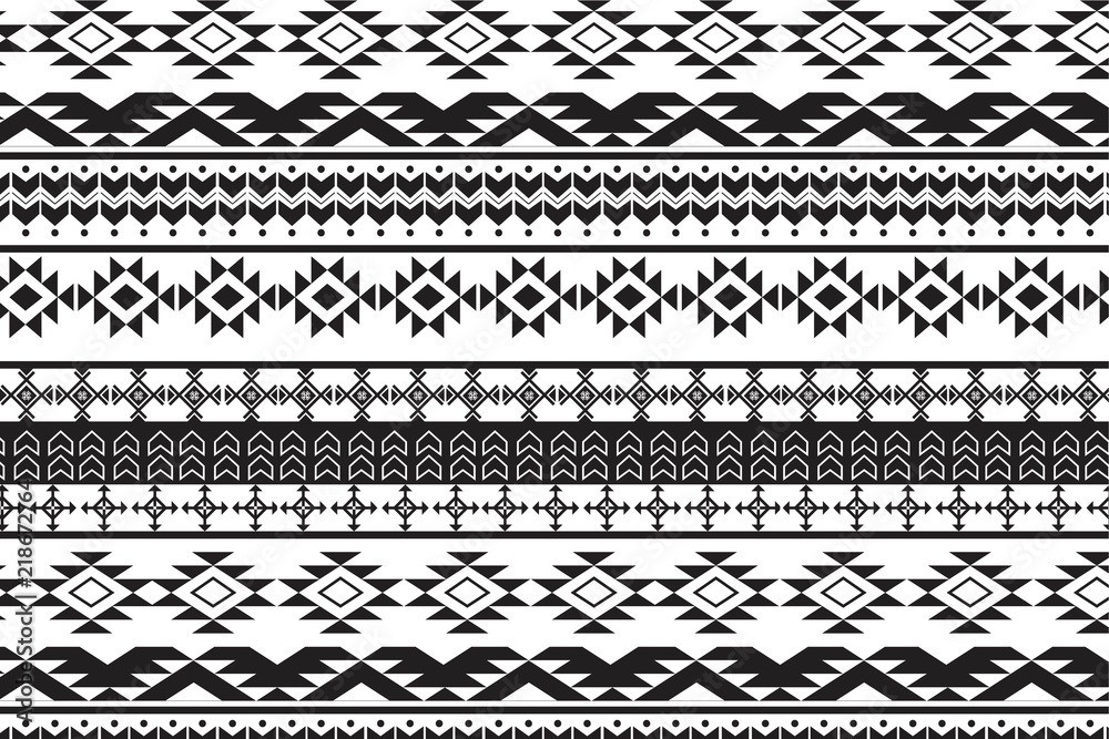 Aztec Tribal Print Background