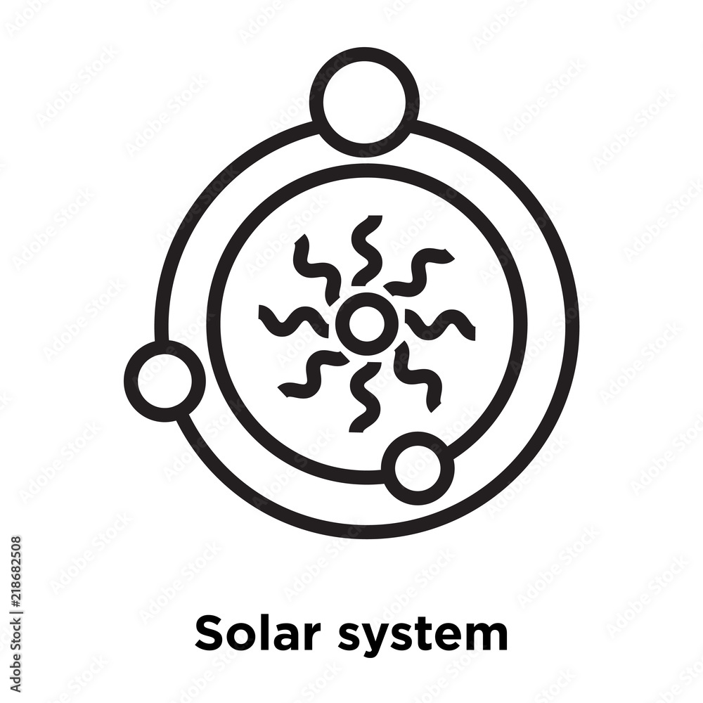 Solar System Stencil