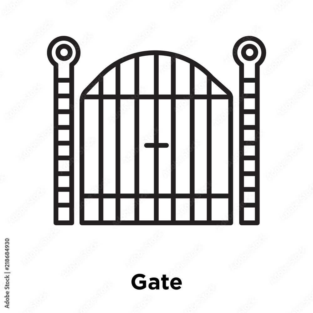 Simple Gate Clipart Free
