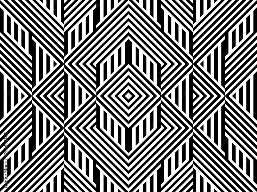Straight Line Art Patterns