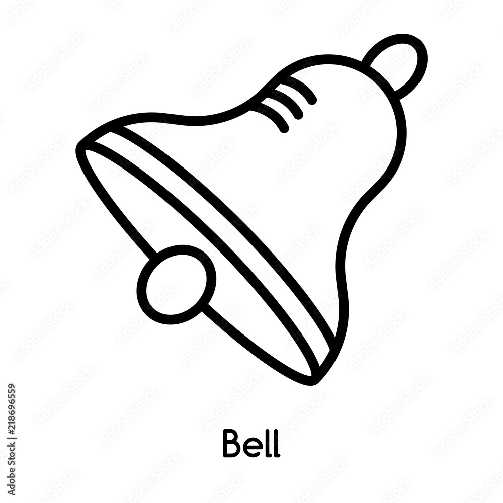 Bell Black And White Clipart