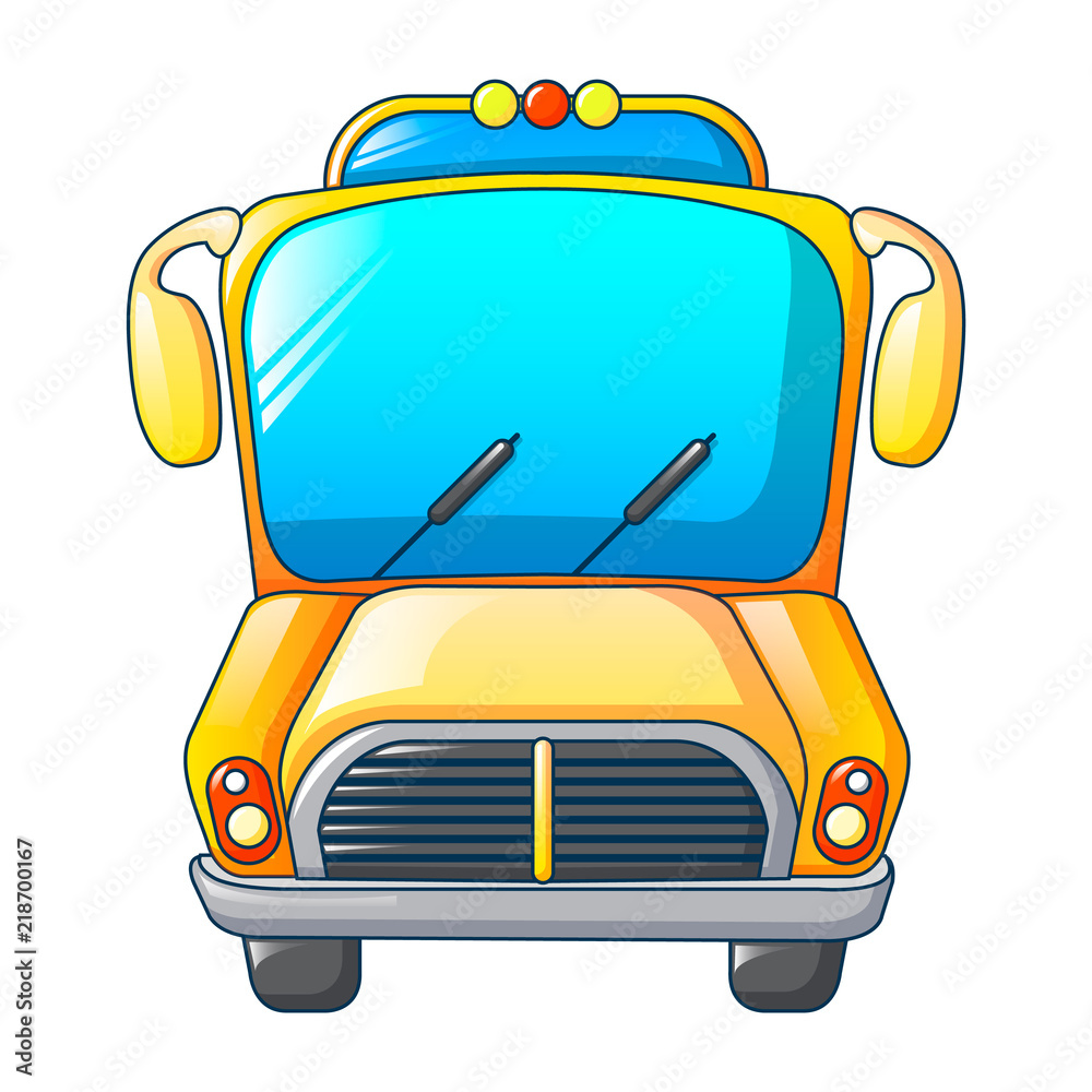 Funny School Bus Cartoon