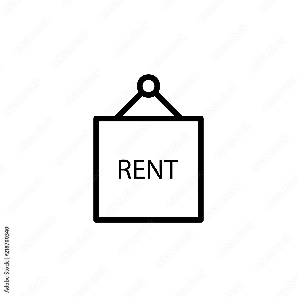 estate for real rent icon. Element of real estate sign for mobile ...