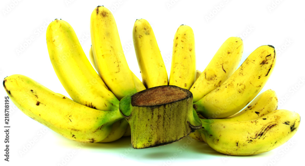 varieties of bananas and Pisang Mas front view Stock Photo | Adobe Stock