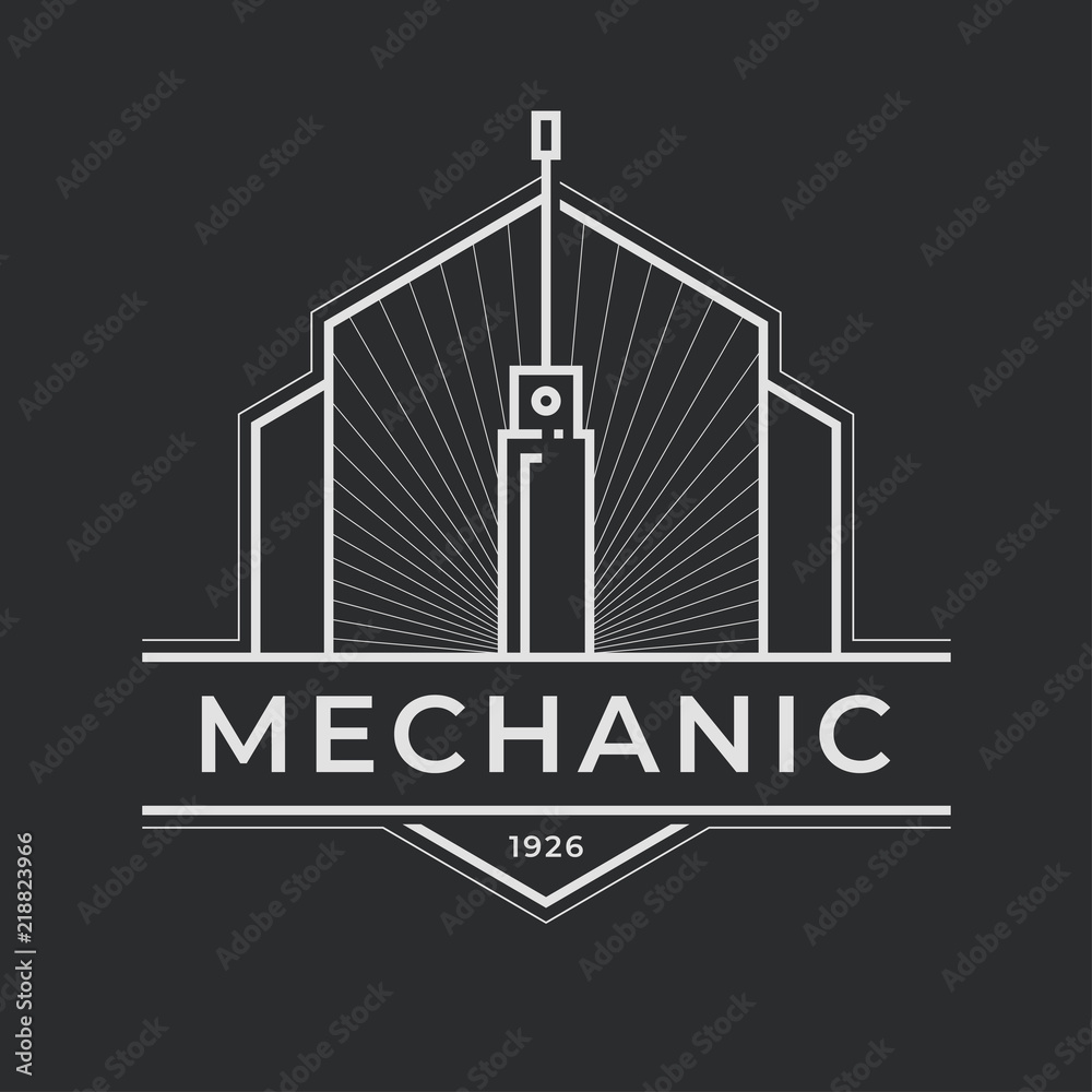 Auto mechanic service. Mechanic service logo set. Repair service auto ...