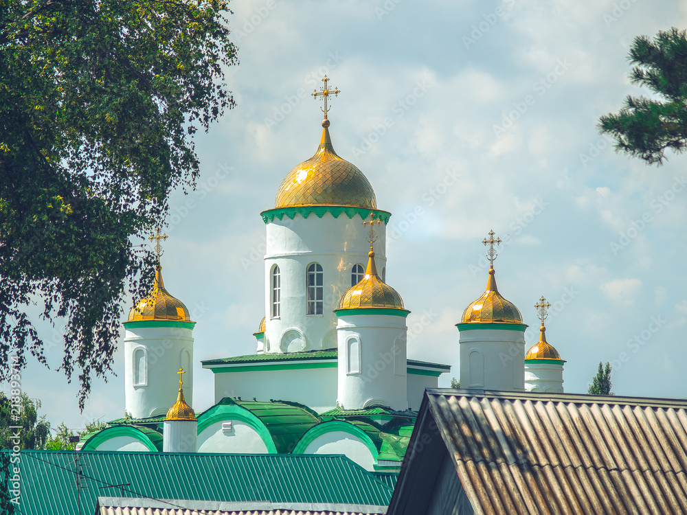 Golden domes Stock Photo | Adobe Stock