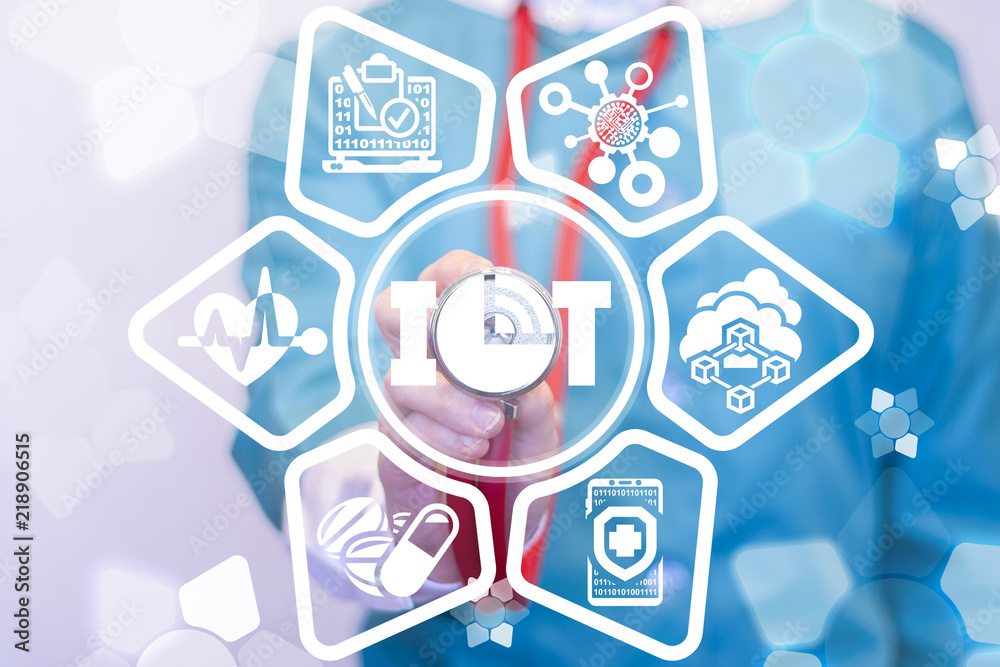 IOT - internet of things medical technology. Smart Hospital ...