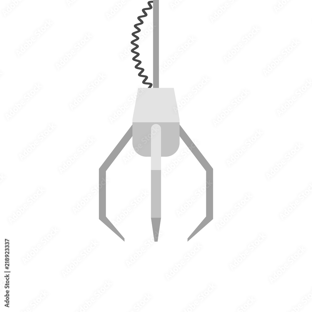 Robotic claw icon Stock Vector | Adobe Stock