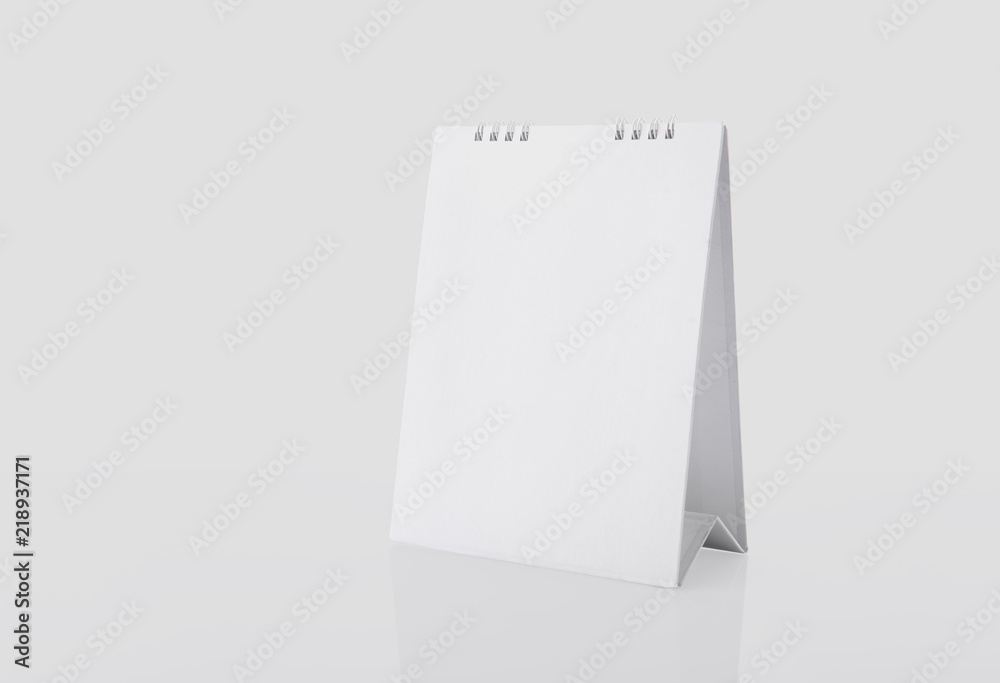 paper spiral calendar for mockup template advertising and branding ...