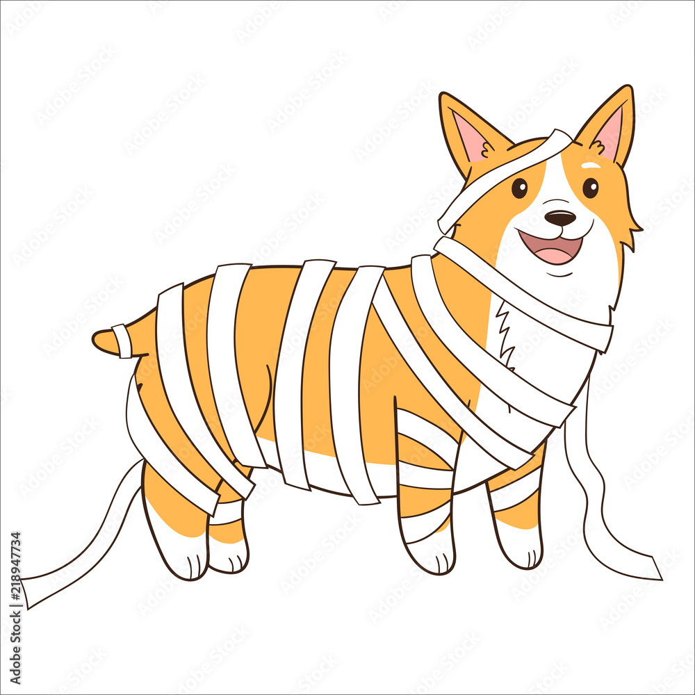 Dressing Up For Halloween Clipart Mummy