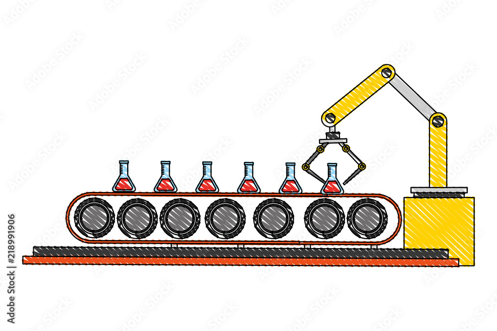 Factory Machine Drawing