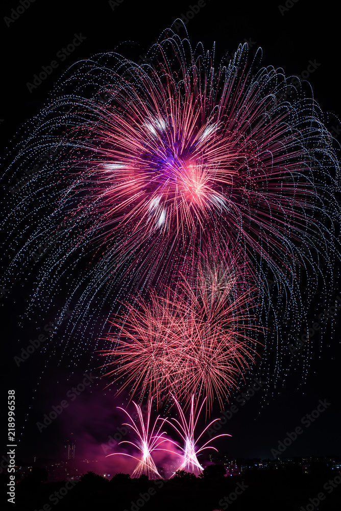 Foto de This Tamagawa fireworks display will be held in the riverbed of ...