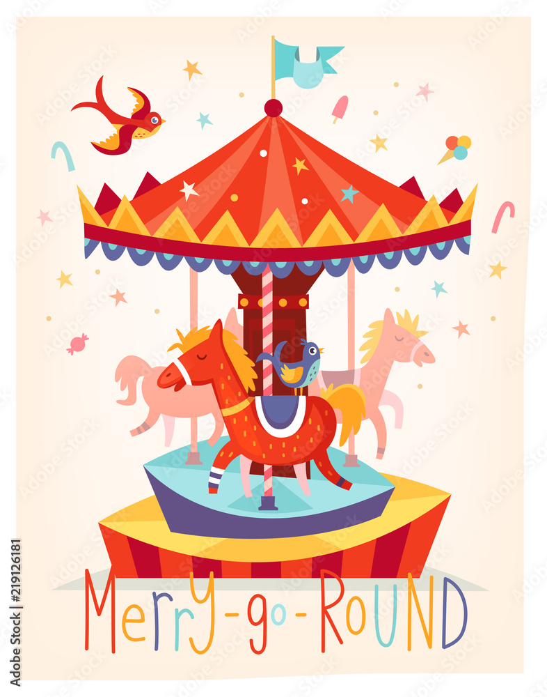 Merry Go Round Vector