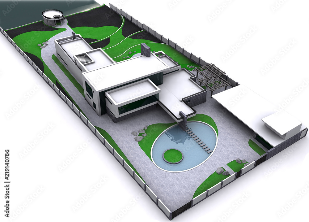 Ultra Modern Home Floor Plans 3d