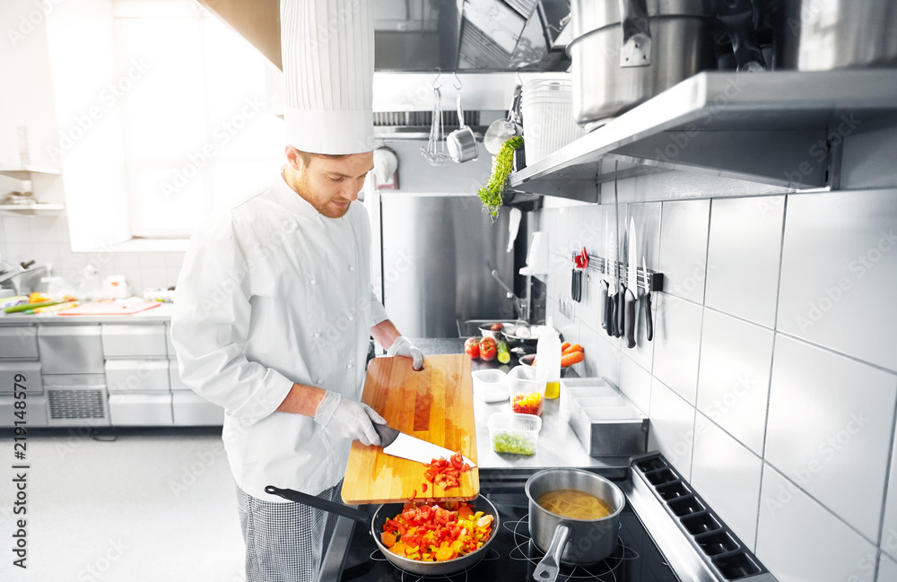 Someone Cooking Food