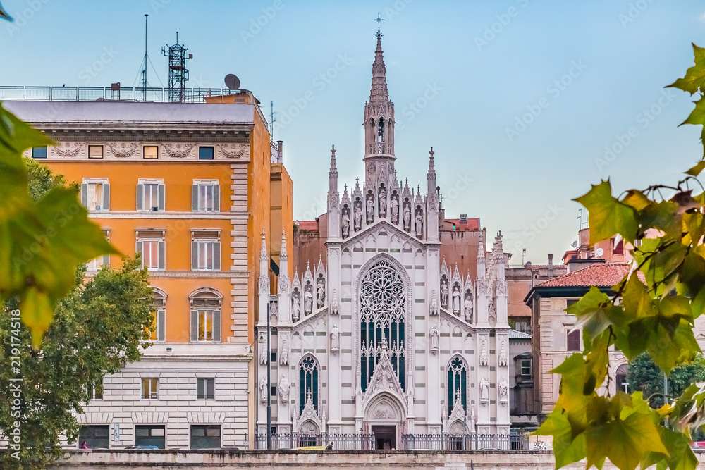 Church of the Sacred Heart of Jesus in Rome Stock Photo | Adobe Stock