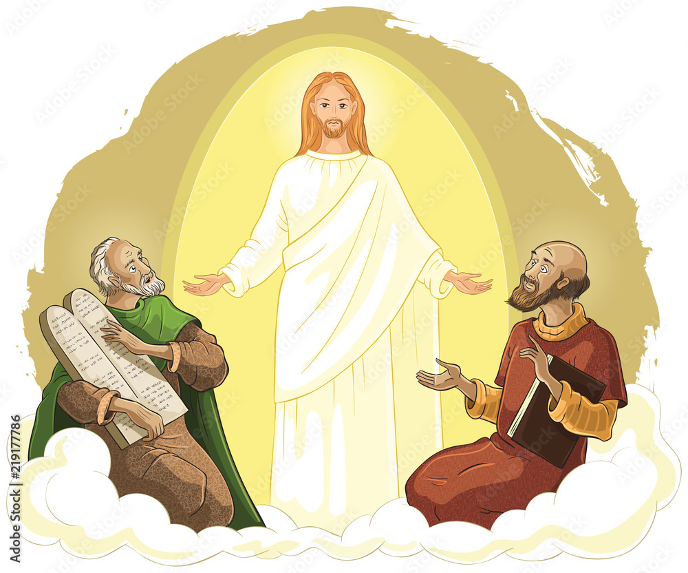 Poster The Transfiguration of Jesus Christ with Elijah and Moses – Wall ...