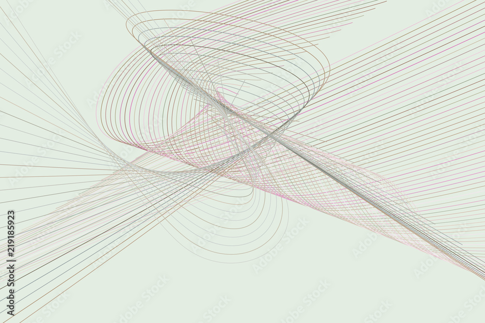 Abstract Line Drawings Color