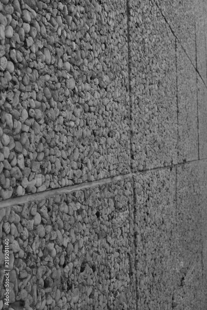 Waschbeton Vorhang Fassade Detail aus Platten oder Tafeln Stock Photo ...