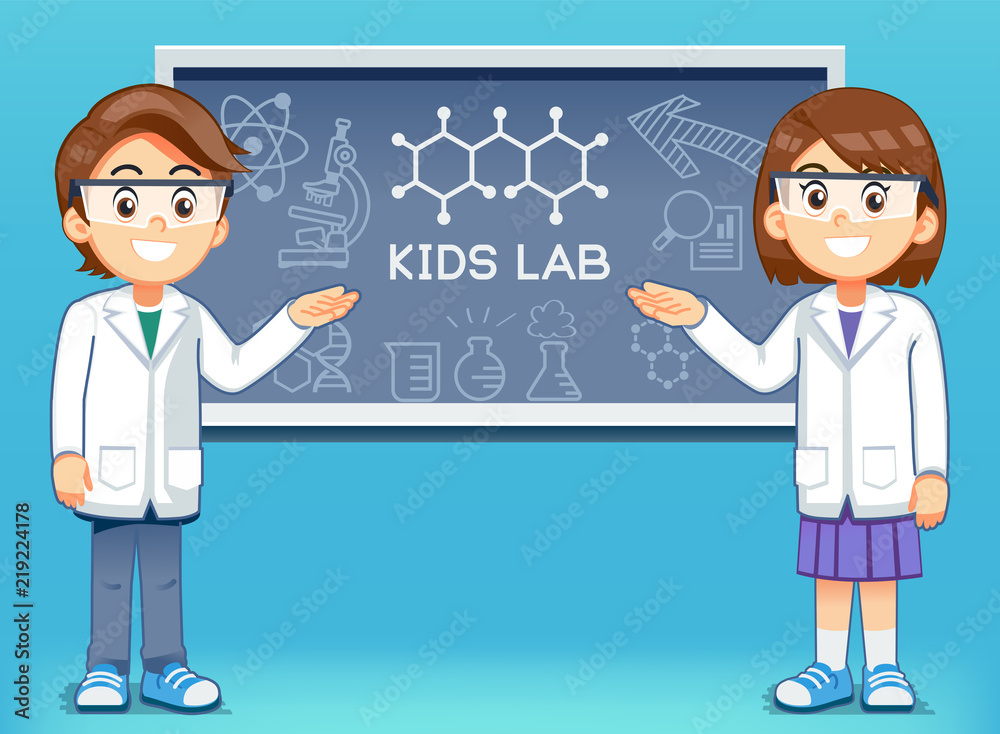 Student Scientist Clipart