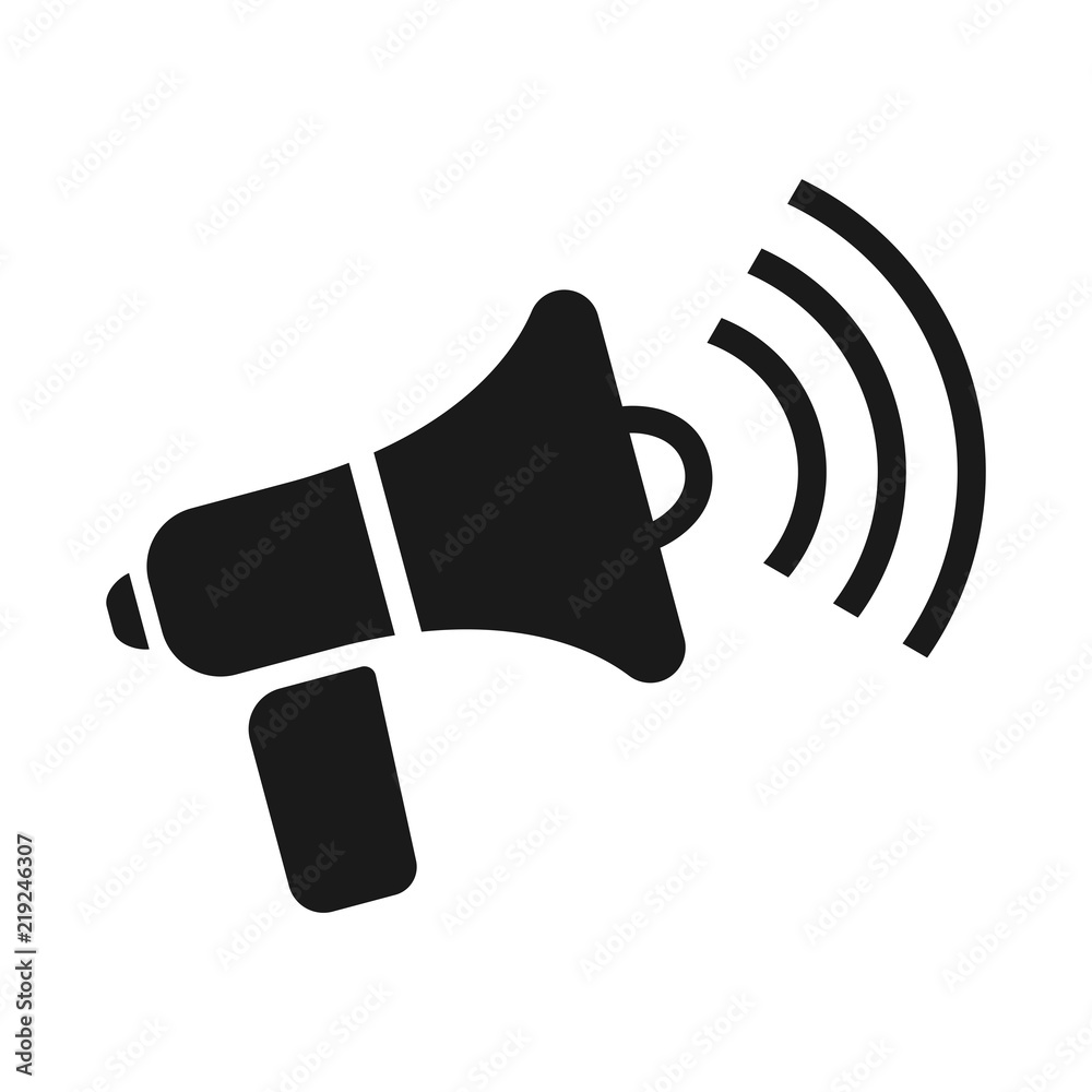 Megaphone Silhouette Megaphone Silhouette