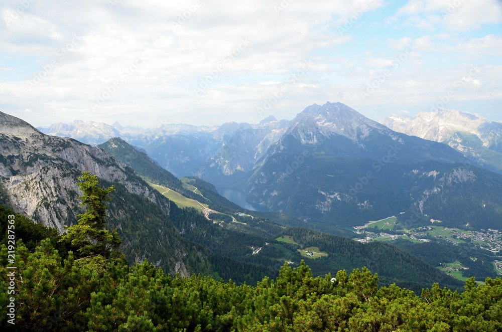 Bavarian Alps, near Hitler's Eagle of the Nest-Adolf Hitler Haven Stock ...