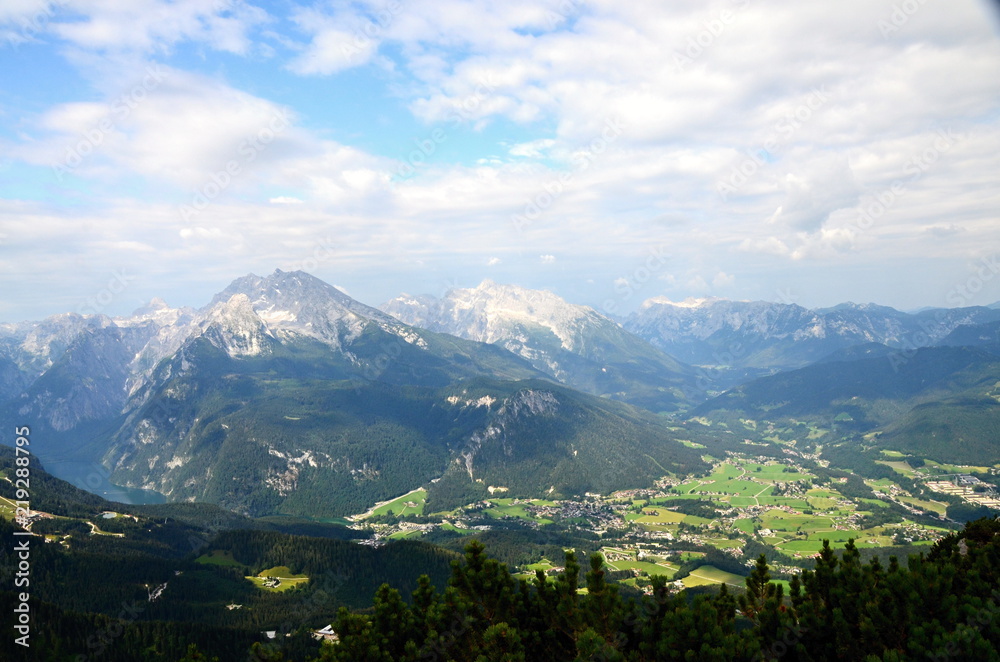 Bavarian Alps, near Hitler's Eagle of the Nest-Adolf Hitler Haven Stock ...
