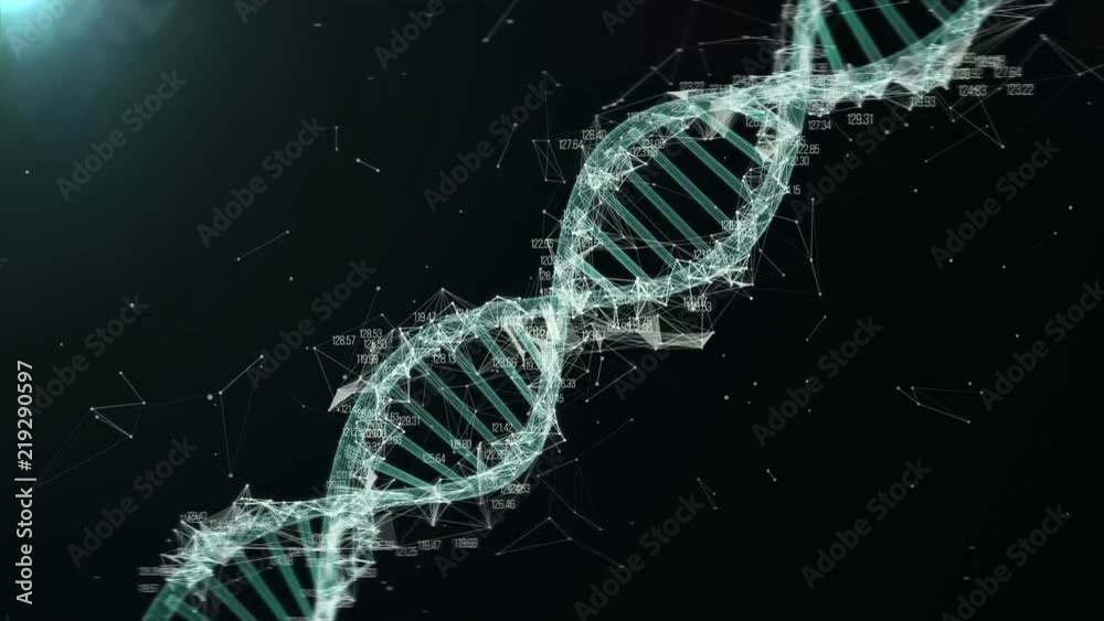 DNA background. You can use it for a science, technology, stage ...
