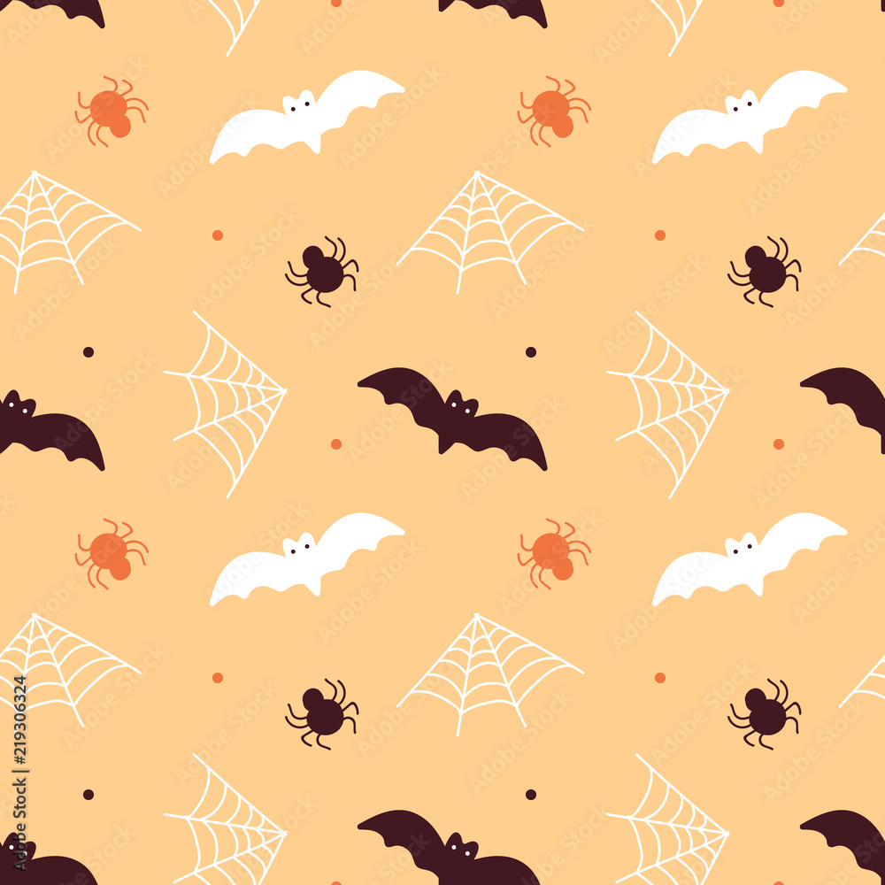 Cute Halloween Spider Template