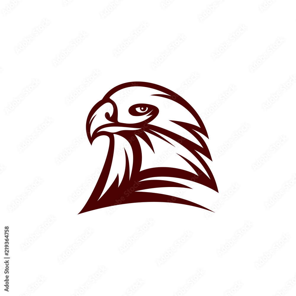 Eagle Head Design Logo