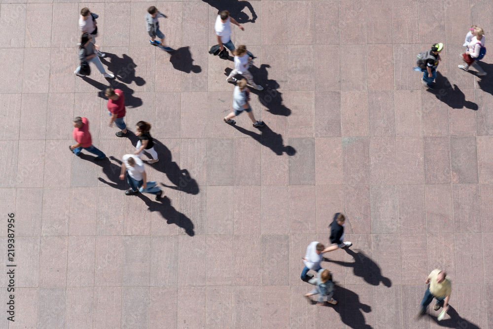 People Walking From Above Png