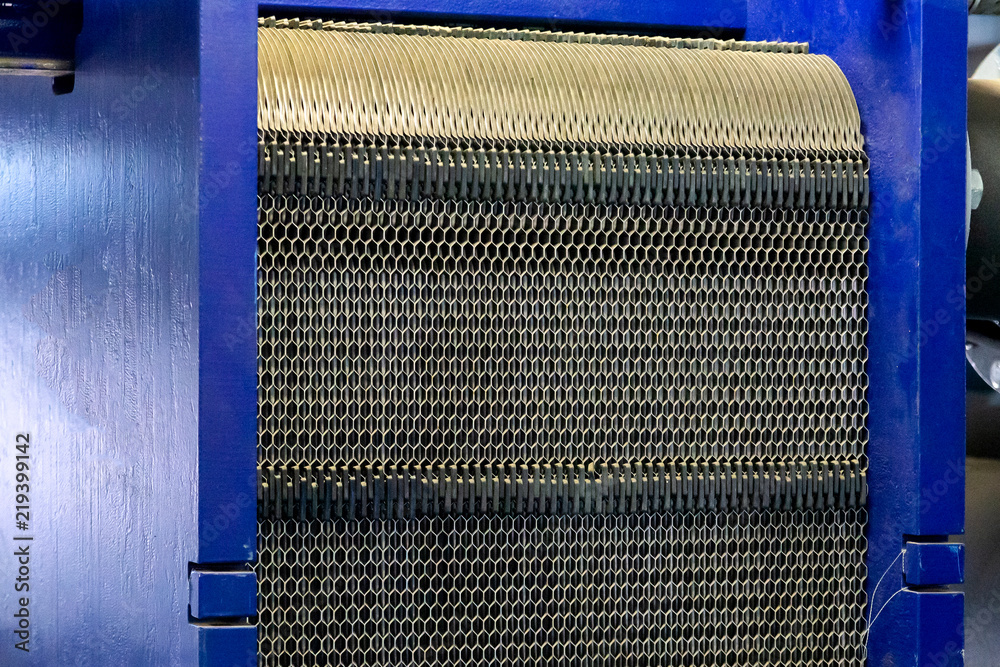 Heat Exchanger in system of hot water supply in industrial boiler room ...