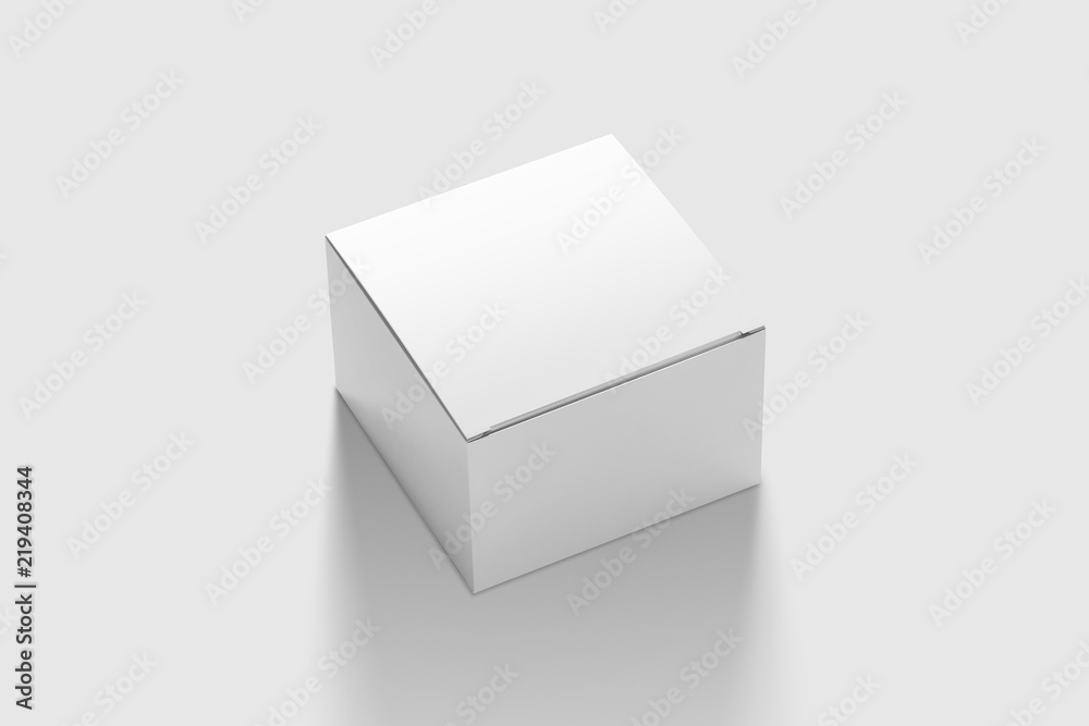 Flat Square Box Template