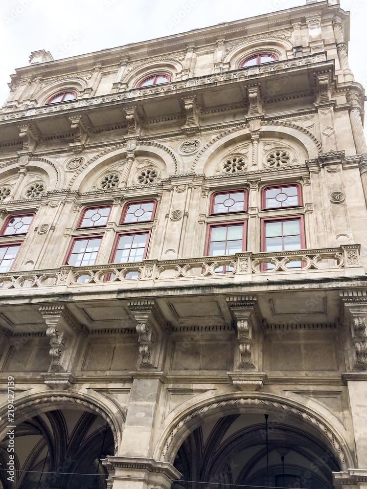 opera house, building of the opera, beautiful building with sculptures ...