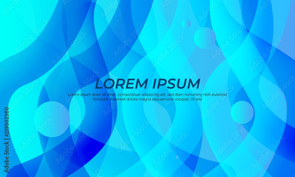 Abstract light blue gradient modern background wallpaper template Stock ...