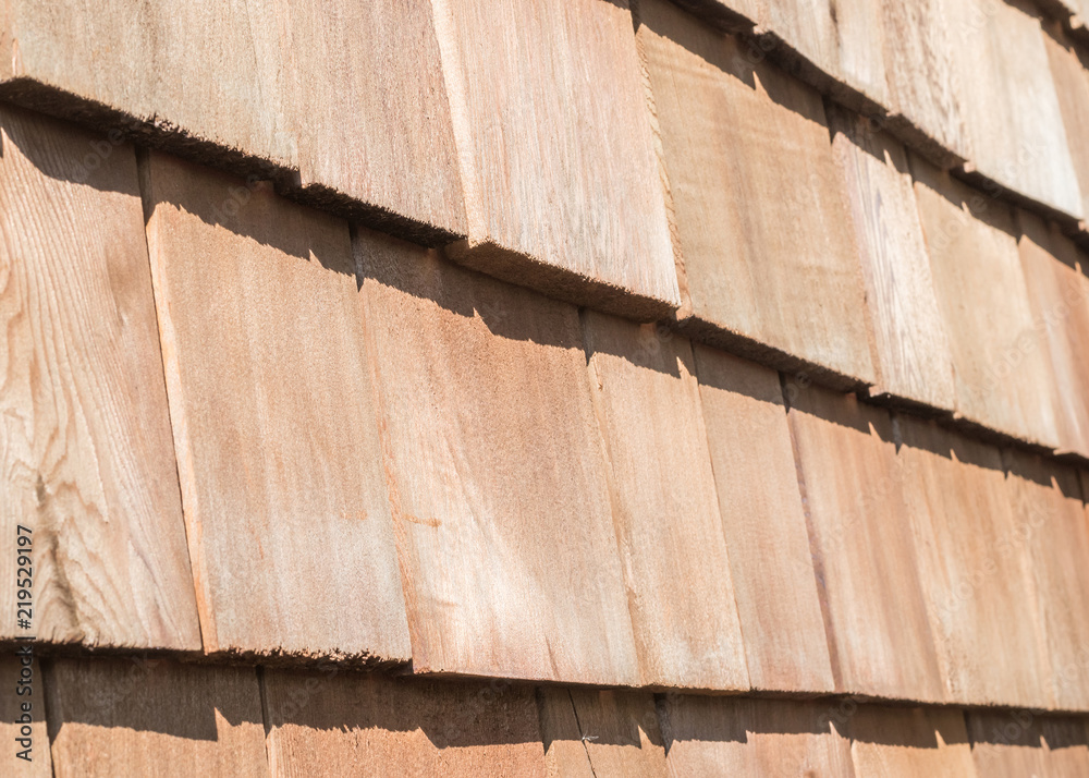 Shingle red cedar wooden shake wood siding row roof panel made of larch ...