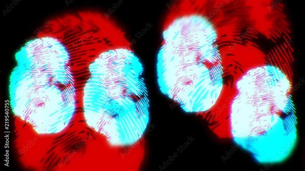 4k Unique fingerprint identity password scan,tech medical X-ray ...