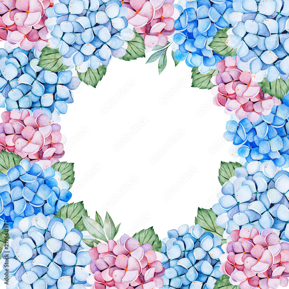 Hydrangea Leaves Template