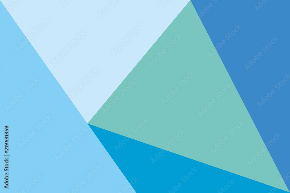 Fondo de triángulos azules. Stock Vector | Adobe Stock