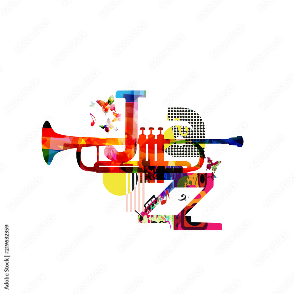 Jazz Trumpet Wallpaper Music Jazz Trumpet Stock Illustrations