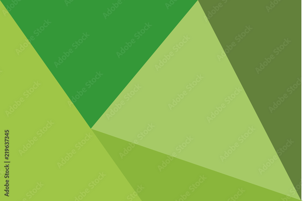 Fondo de triángulos verdes. Stock Vector | Adobe Stock