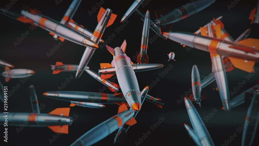 Floating Aircraft Missiles VJ Loop - features a seamlessly looping ...