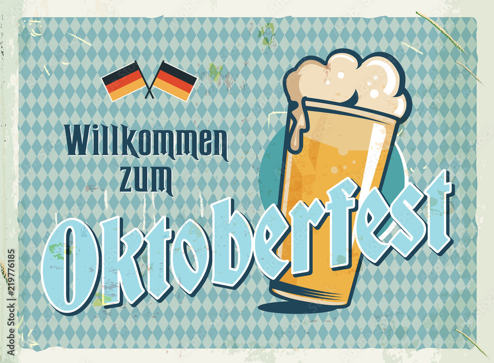 Vintage Oktoberfest Poster